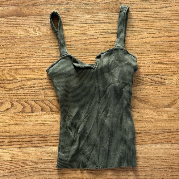 The Range | Tops | The Range Green Tank Top | Poshmark